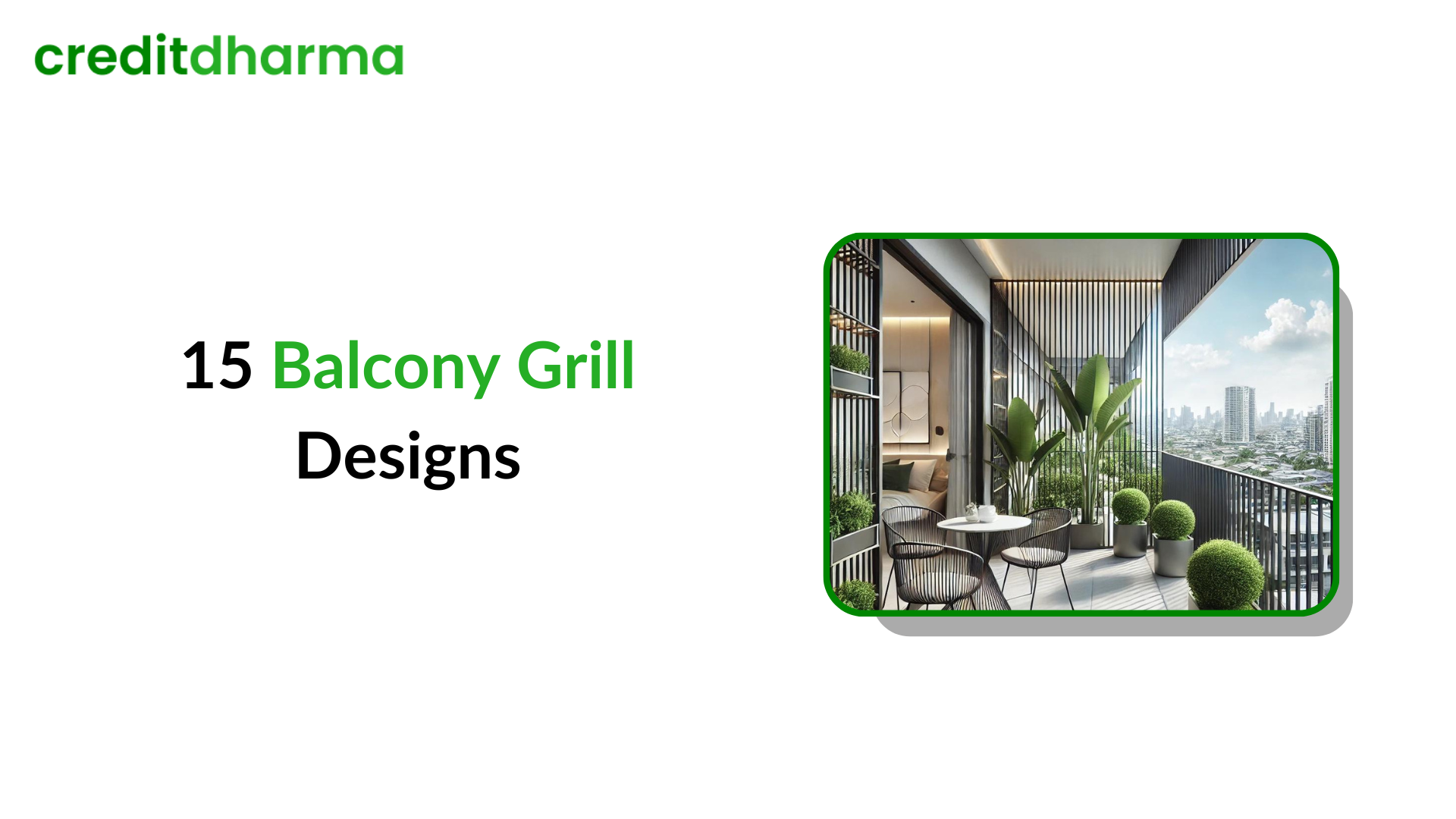 15 Stunning Balcony Designs for Modern Homes