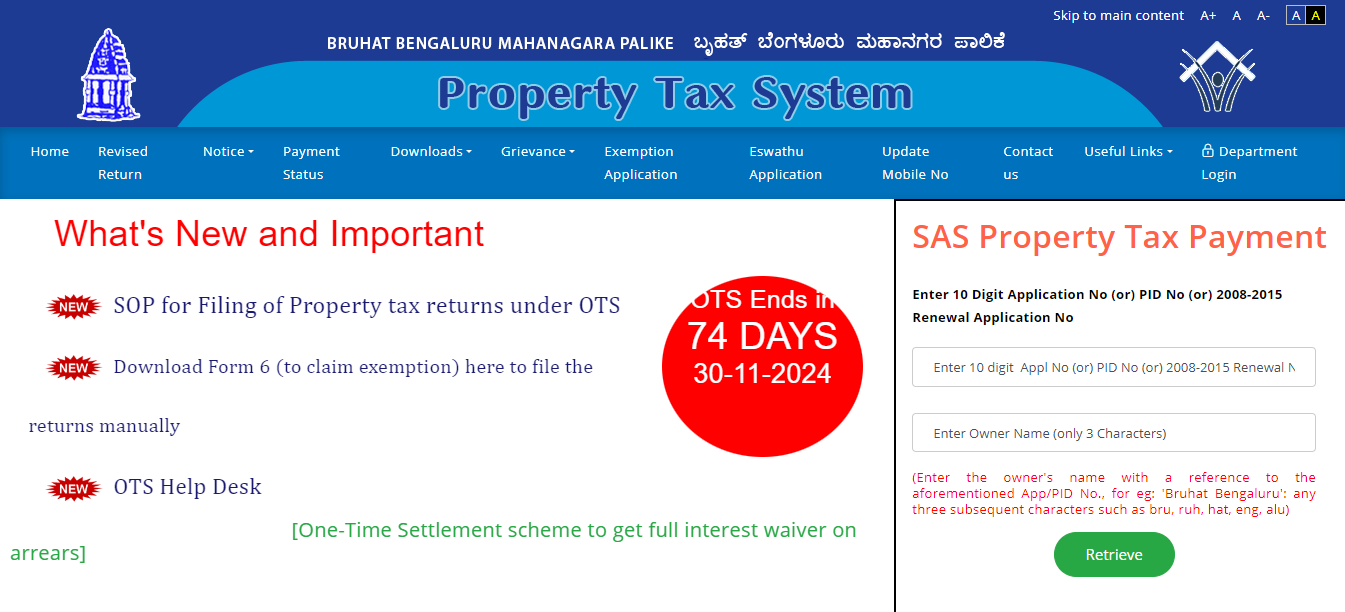 What’s the Fastest Method to Pay Your BBMP Property Tax?