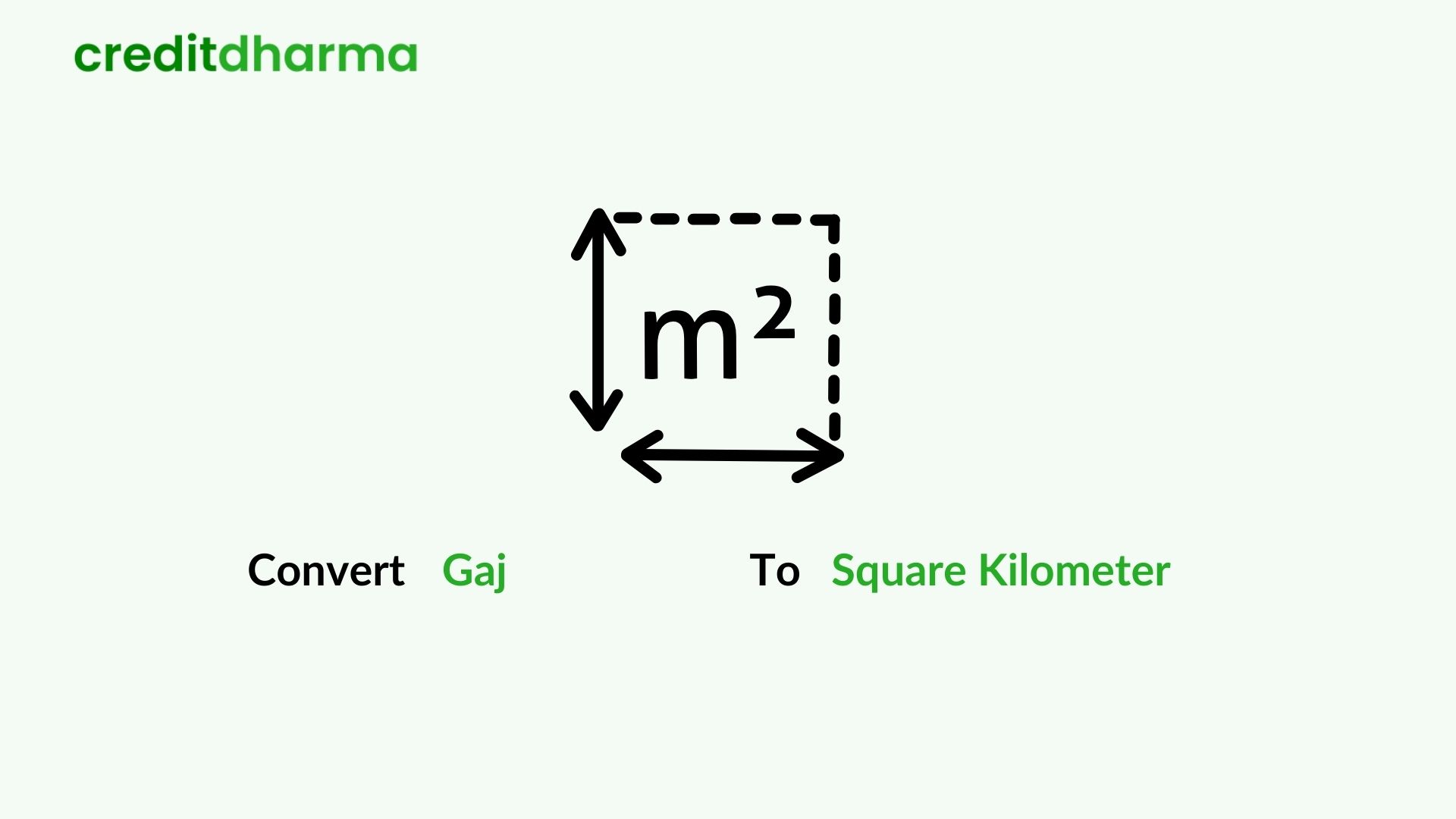 Gaj to Square Kilometer Convertor - Credit Dharma