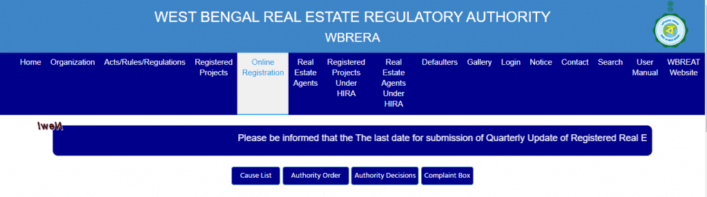 RERA West Bengal: Registration Process, Eligibility, Fees, and Charges
