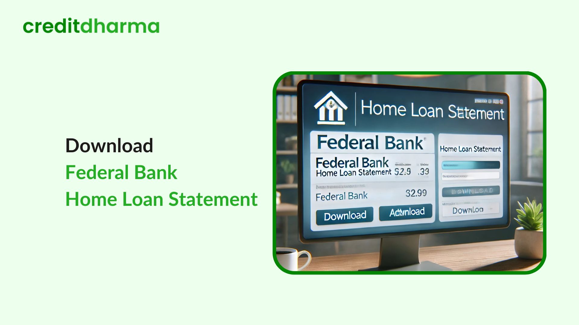 Federal Bank Home Loan Statement Download Online