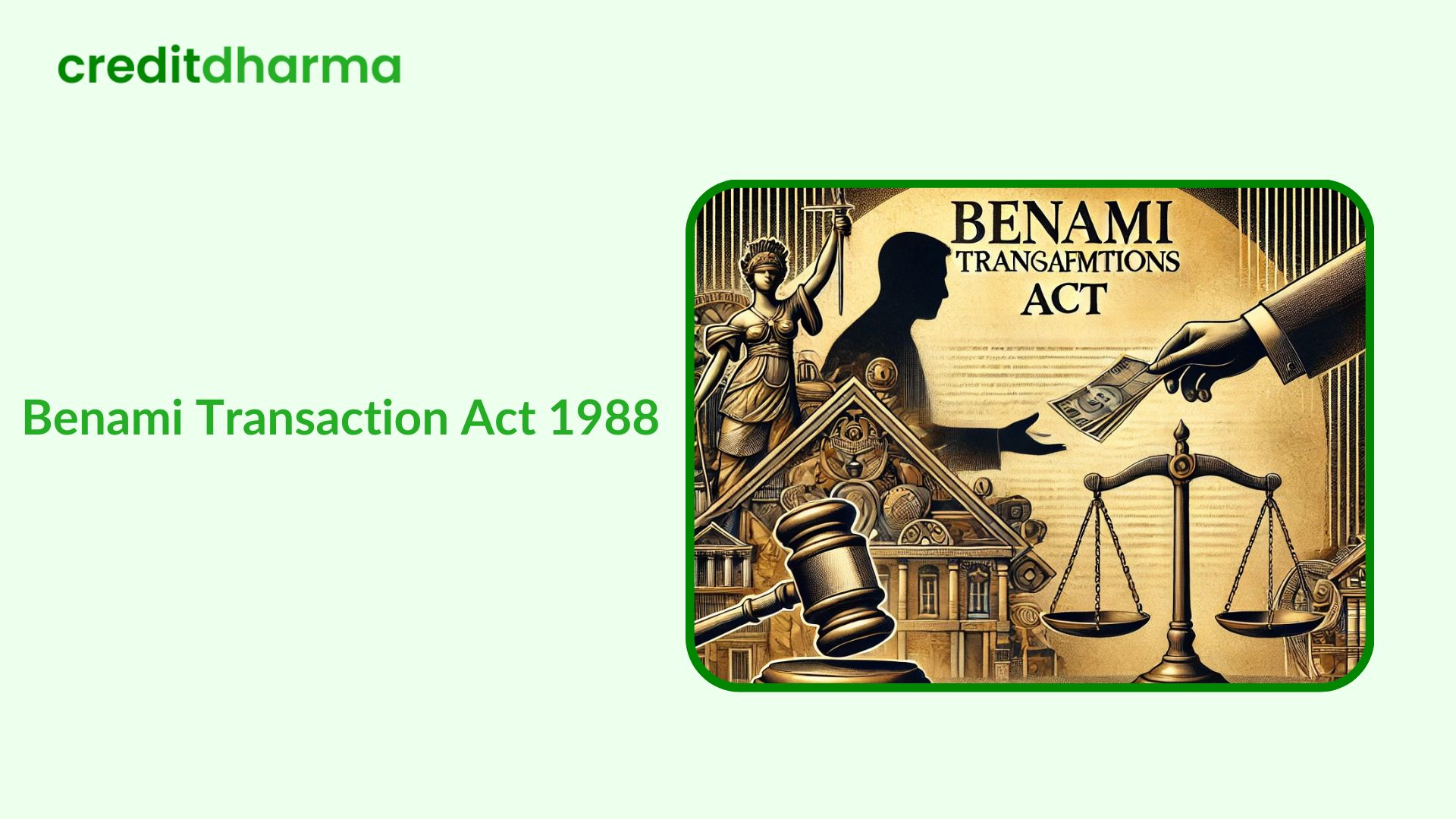 Benami Transaction Act (Prohibition) 1988
