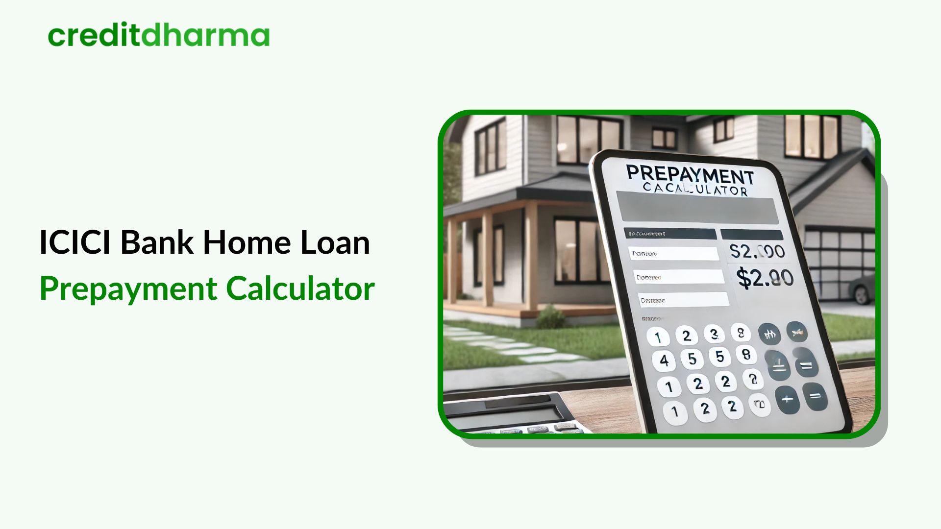 ICICI Bank Home Loan Prepayment Calculator | Calculate Your Savings ...