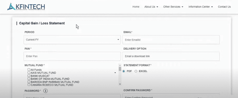 Capital Gain Statement: How to Download It Easily & Quickly