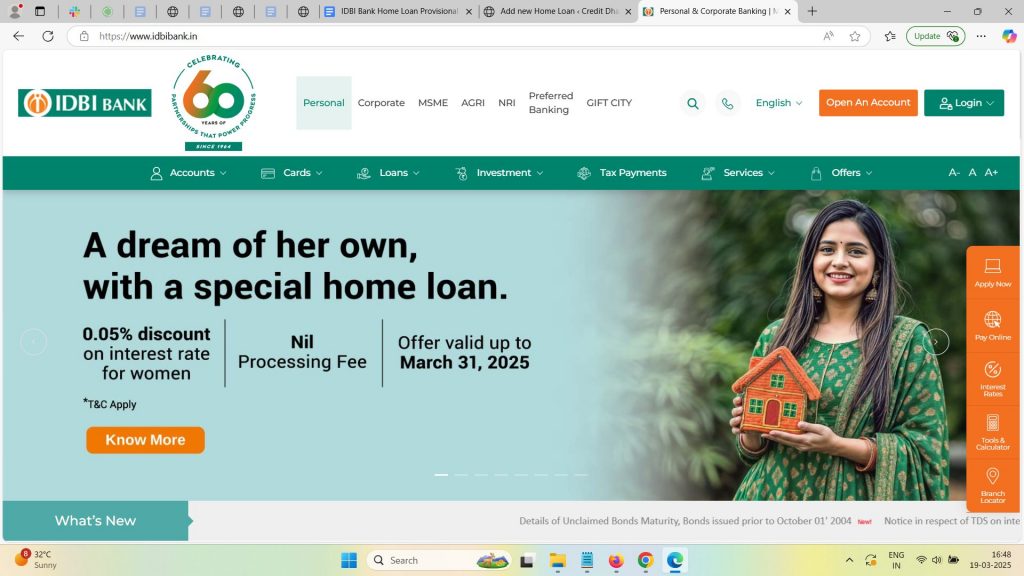 How to Download IDBI Bank Home Loan Provisional Certificate | 2025