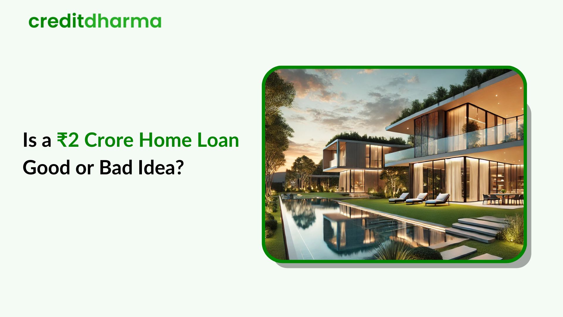 Is a ₹2 Crore Home Loan Consuming 40-50% of Your Salary a Bad Idea?