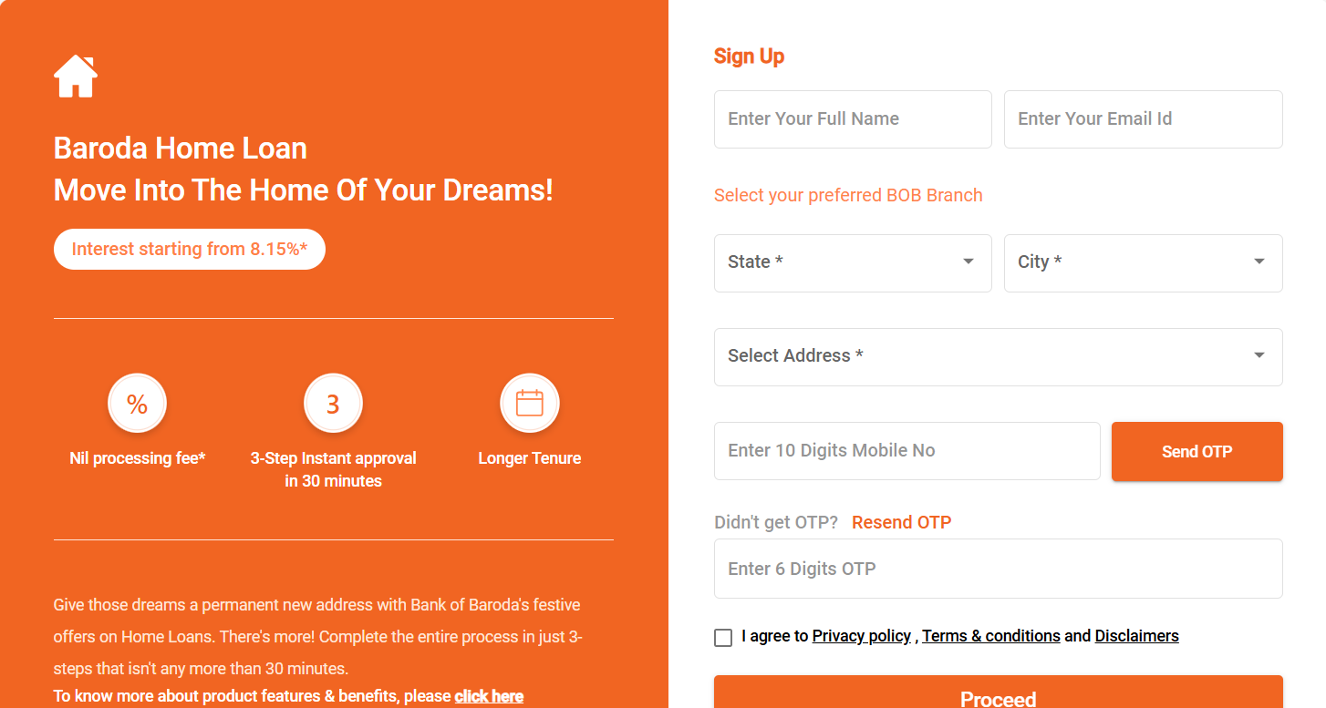 How to Login BOB Home Loan Account - Easy Login Procedure | 2025