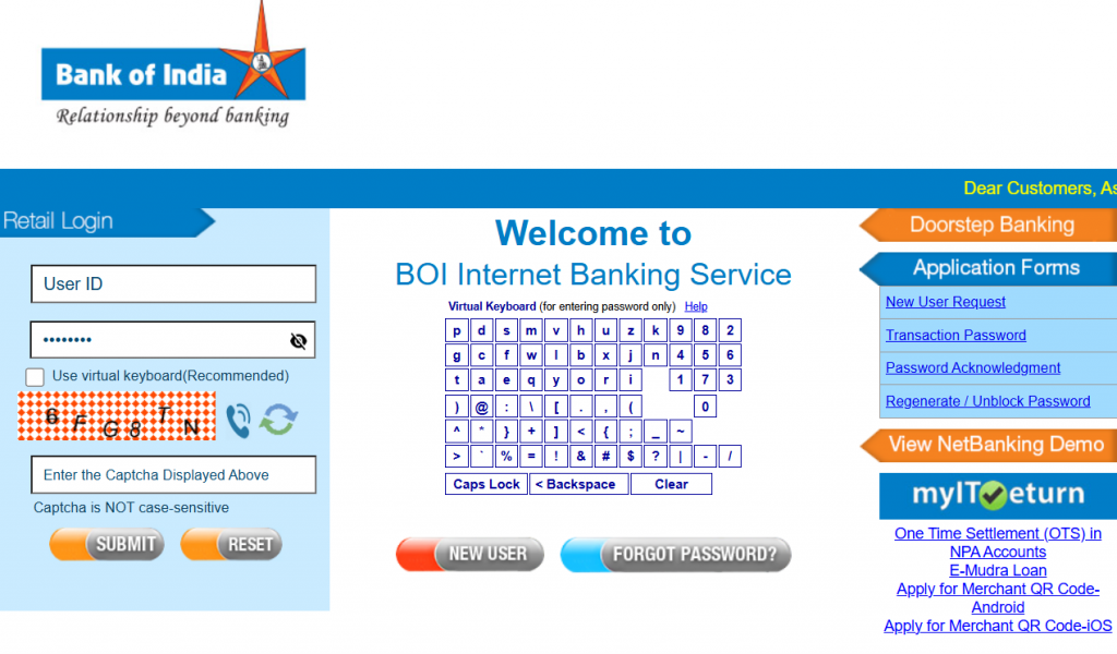 Bank of India Home Loan Online Portal: Login, Manage, and Track Your Loan