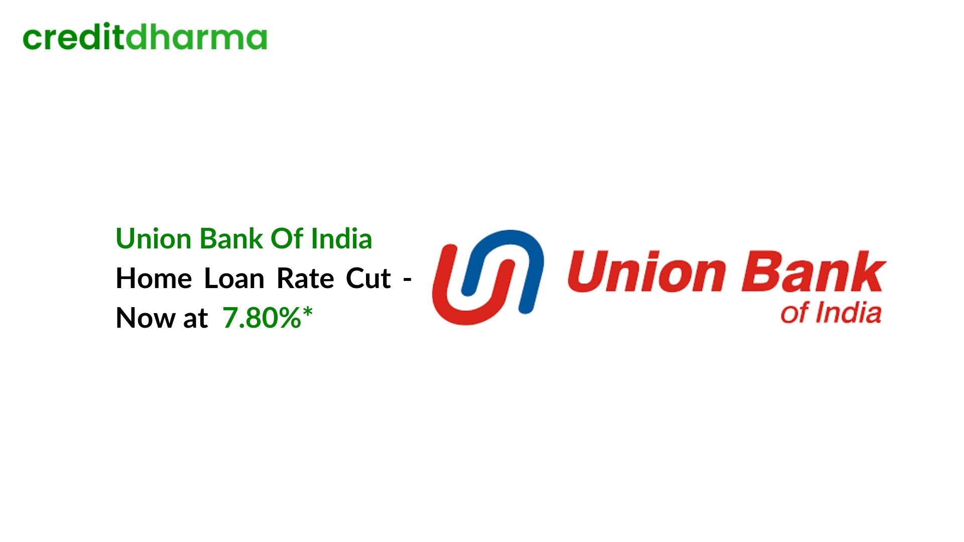 Union Bank Of India Slashes Home Loan Interest Rates to 7.80% – Unlock ...