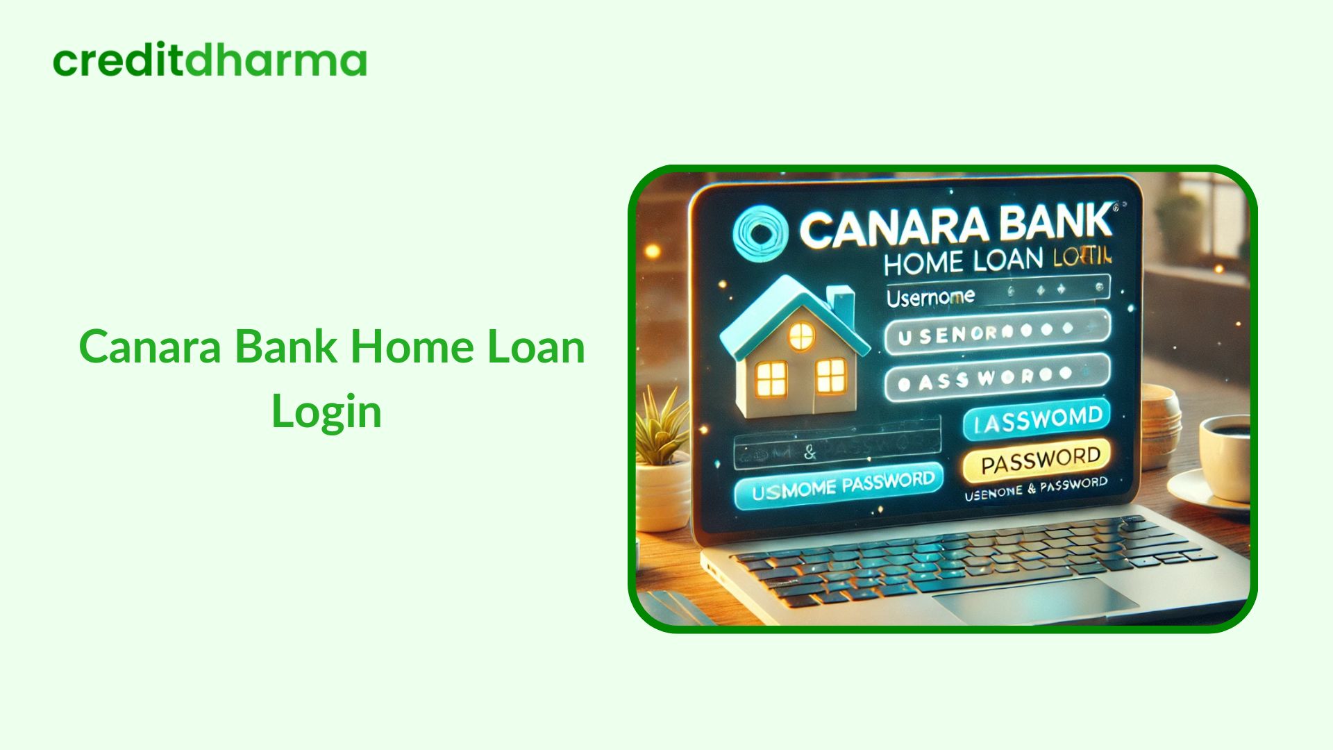 Canara Bank Home Loan Online Portal: Login, Manage, and Track Your Loan